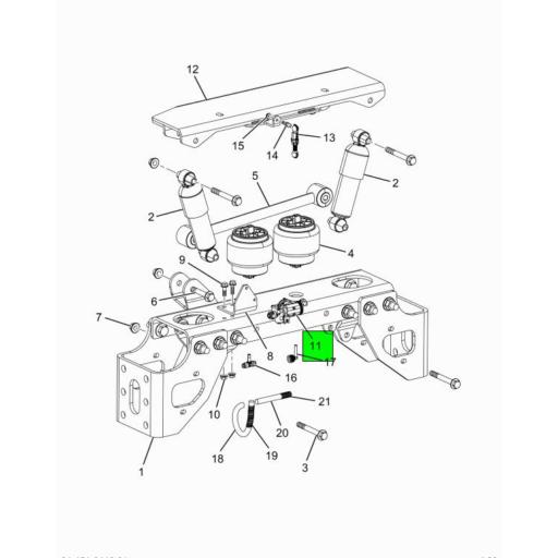 4129548C1 Navistar International | Air Spring Leveling Valve | Source ...