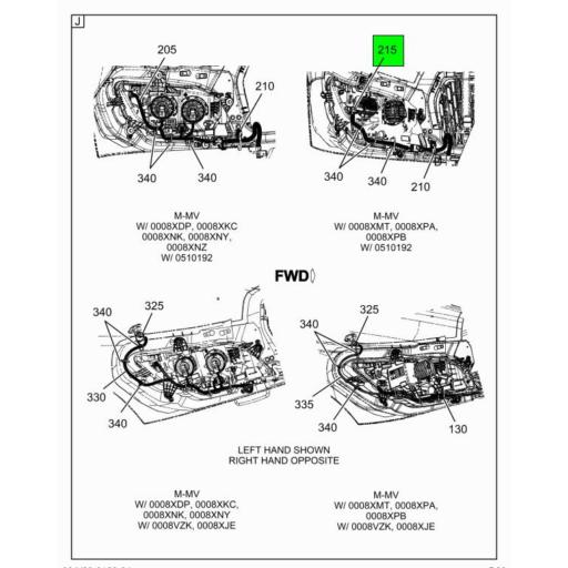 3788477C91 Navistar International | Headlight Harness LED Jumper ...