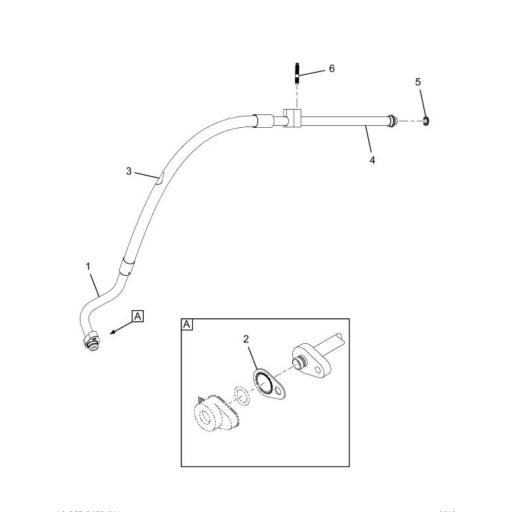 4164640C92 Navistar International | HOSE AIR CONDITION EVAPORATOR TO ...