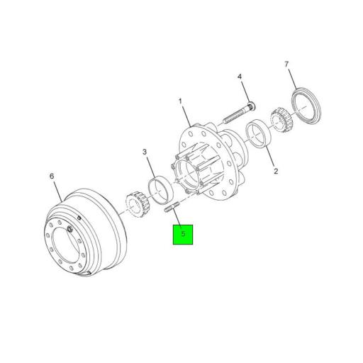 2589462C1 Navistar International | Wheel Stud M22 x 15 x 428 | Source ...