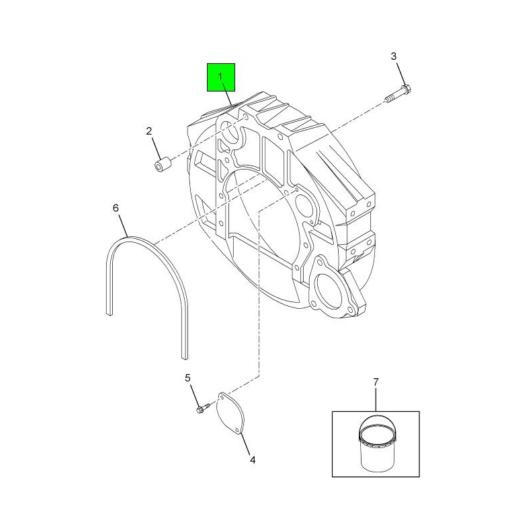 1840100C4 Navistar International | Flywheel Housing | Source One Parts ...