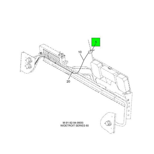 2031489C1 Navistar International | Fan Override Switch Manual/Automatic ...