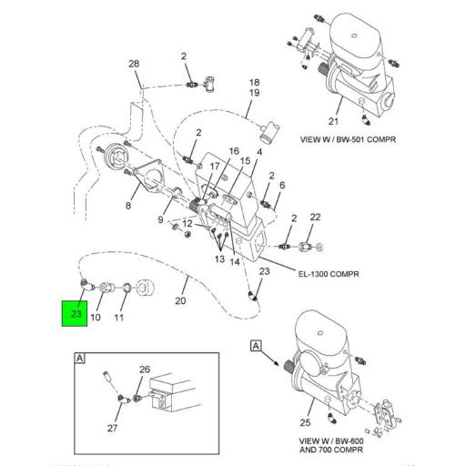 9402827 Navistar International | Elbow Flared Tube 45 Degree 1/2 NPTF x ...