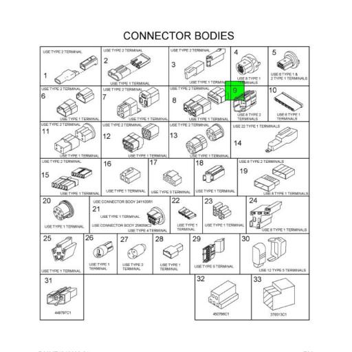 322629C1 Navistar International | 8-Male Terminal Connector Body ...