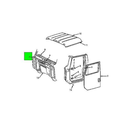 444007C3 Navistar International | Top Cowl Panel Insert | Source One ...