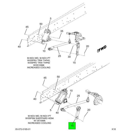 3829230C1 Navistar International | Steering Gear Arm | Source One Parts ...