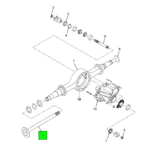 2514860C1 Navistar International | Axle Shaft | Source One Parts Center