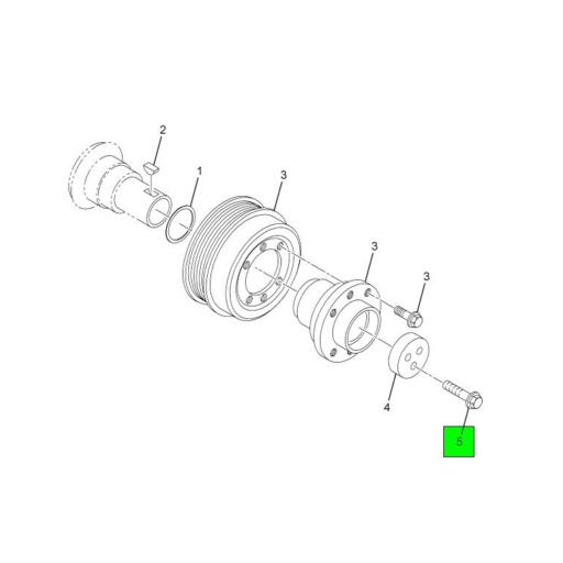 1823929C1 Navistar International | Bolt M12 x 125 mm - 24 Pack | Source ...