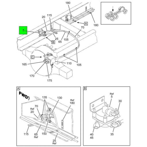 3526152C1 Navistar International | VALVE RELAY | Source One Parts Center