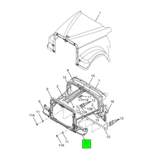 3530264C3 Navistar International | Left Headlight Housing | Source One ...