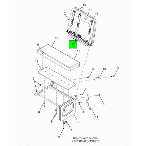 2521632C1 Navistar International | L9 Buckle Assembly | Source One ...