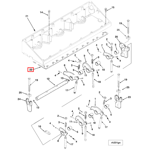 3896697 Cummins Filtration | Rocker Lever Housing Gasket | Source One ...