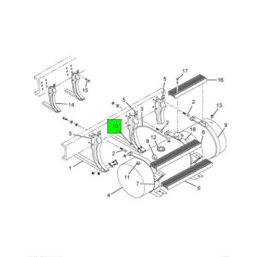 26110R1 Navistar International | Hex Lock Nut 1/4-20 UNC - 100 Pack ...