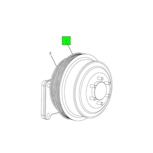 2589433C91 Navistar International | Fan Drive Pulley Hub | Source One ...
