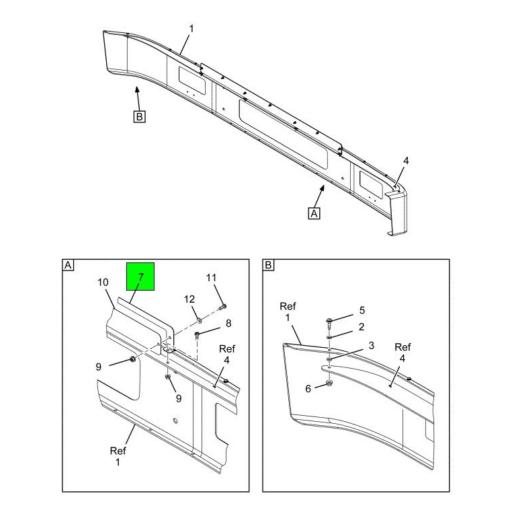 4037234C1 Navistar International | Stone Guard Channel | Source One ...