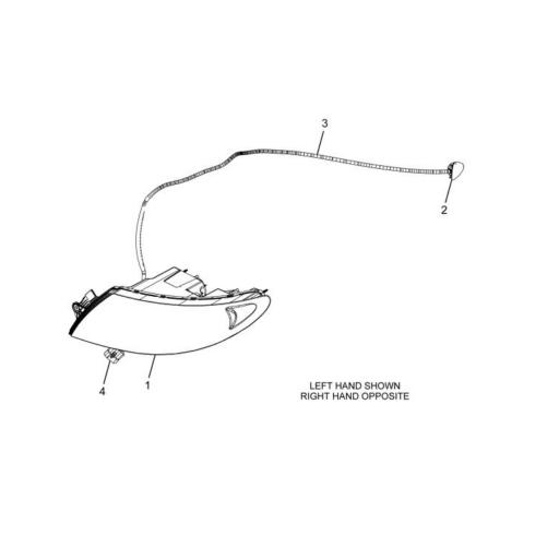 3765680C94 Navistar International | Right-Hand HD Aero-Composite Light ...