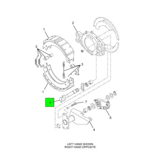 1694292C1 Navistar International | Brake Camshaft | Source One Parts Center
