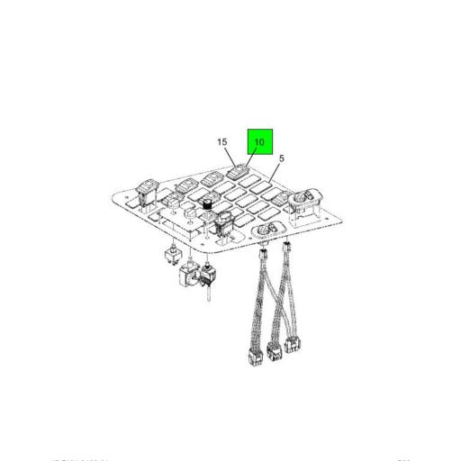 2228082C1 IC Bus | Front Dome Rocker Actuator | Source One Parts Center