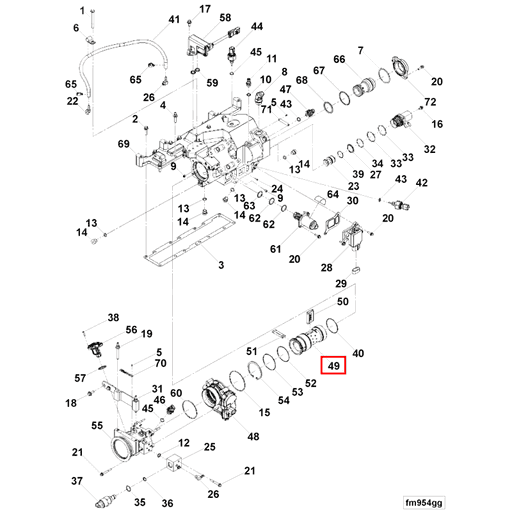 4934645 Cummins | Air Fuel Mixer Venture | Source One Parts Center
