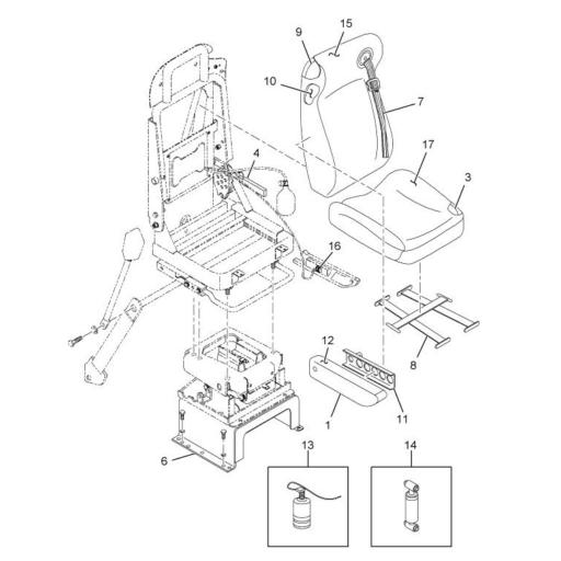 2220875C92 IC Bus | Driver Seat National SCA 42 oz PVL G | Source One ...