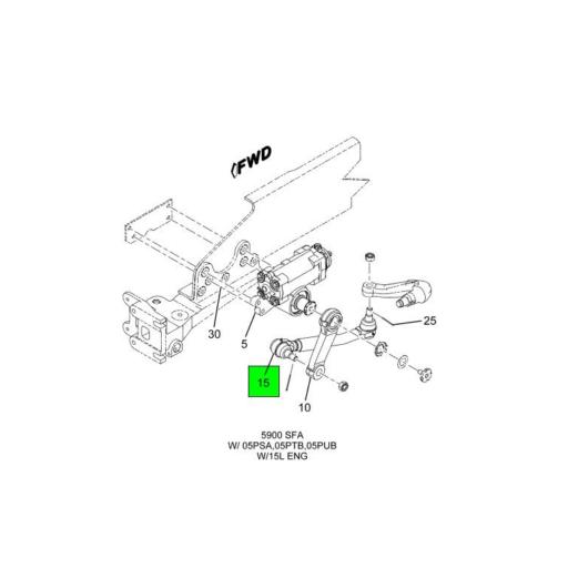 6097180C91 Navistar International | Steering Drag Link 1417 in TL ...