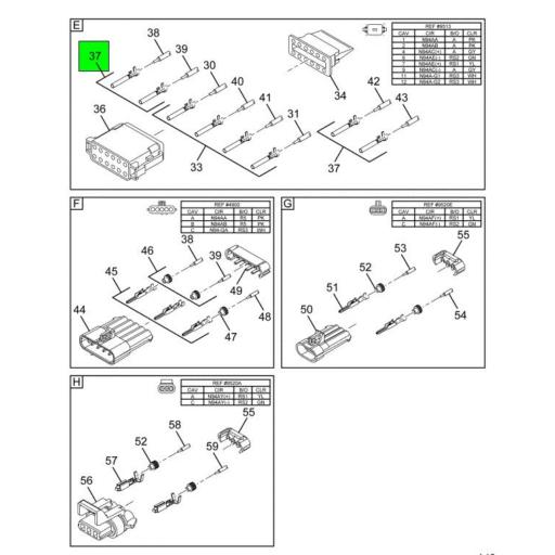 1659751C1 Navistar International | Cable Socket Contact Terminal ...