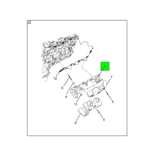 6040583C1 Navistar International | Right Exhaust Manifold | Source One ...