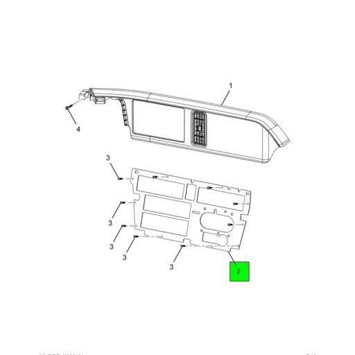 3765136C1 Navistar International | PLATE IP WING MOUNTING - CTR ...