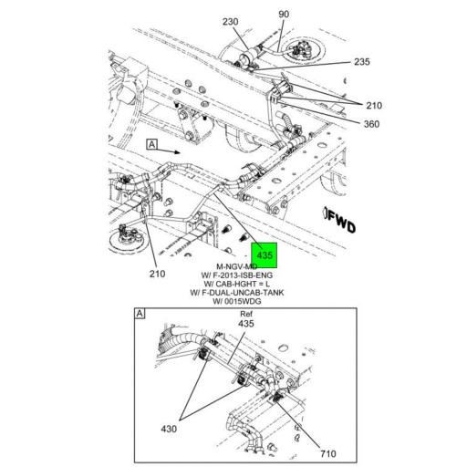 4046230C91 Navistar International | TUBE FUEL LINE ASSEMBLY DUAL TANKS ...