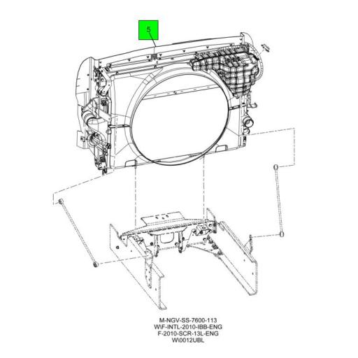 3900299F92 Navistar International | Radiator and Charge Air Cooler CAC ...