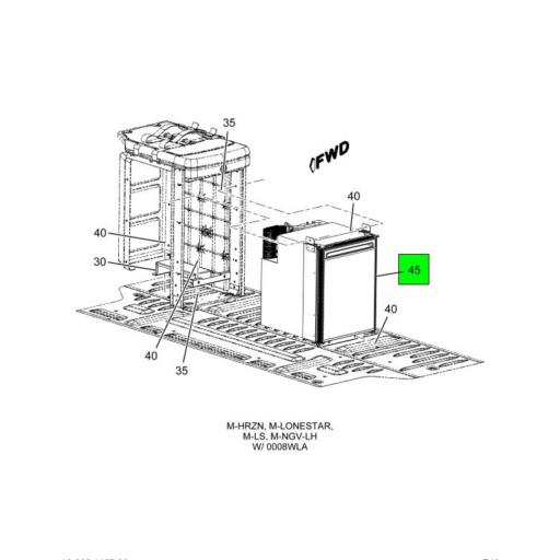 4188008C3 Navistar International | Refrigerator Cabinet with Door Cover ...