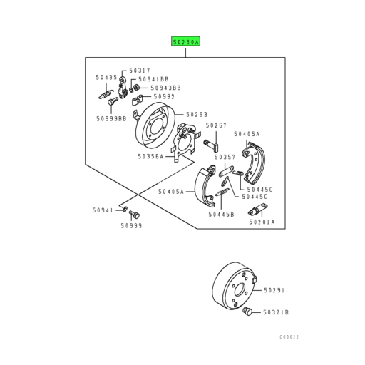 MK530069 Mitsubishi FUSO | Parking Brake Sub Assembly | Source One ...