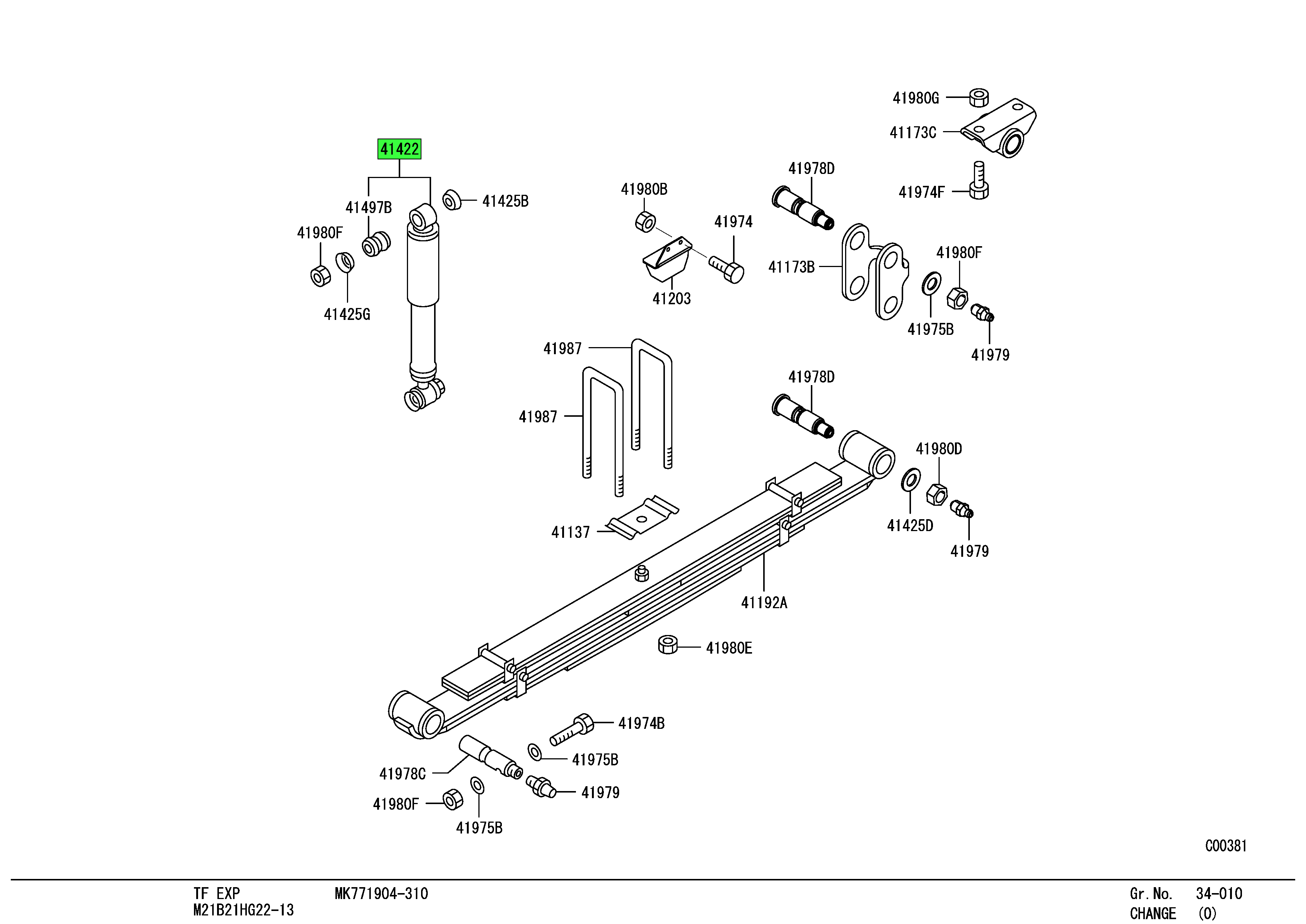 ML238164 Mitsubishi FUSO | Rear Suspension Shock Absorber | Source One ...