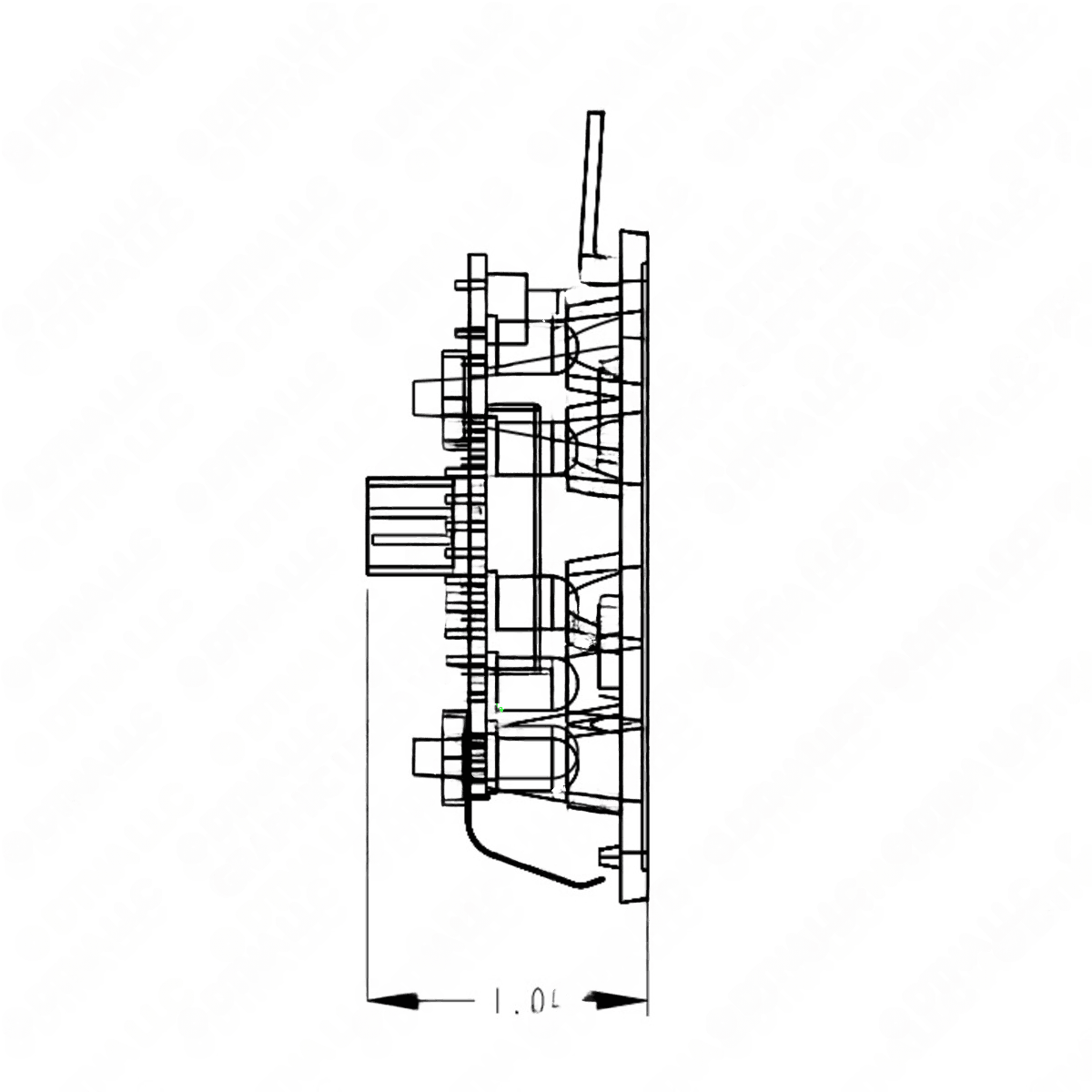 52007215 Thomas Built Bus | Exterior Light Monitor Panel Bus Driver ...