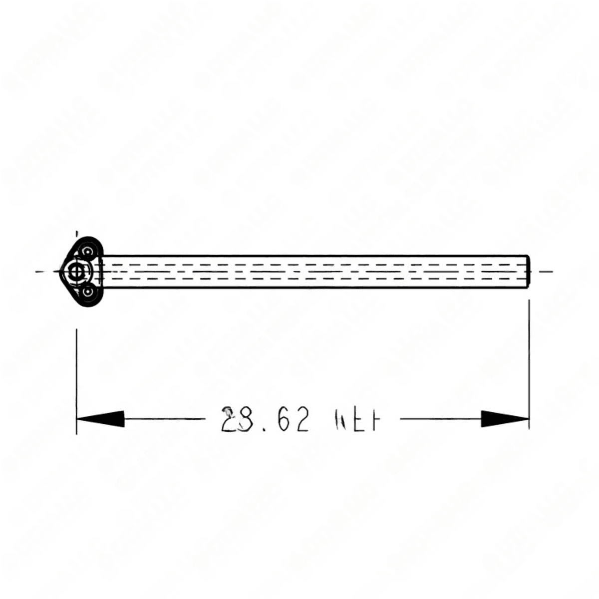 182334 Thomas Built Bus | Stanchion Molded Assembly - Door Side ...