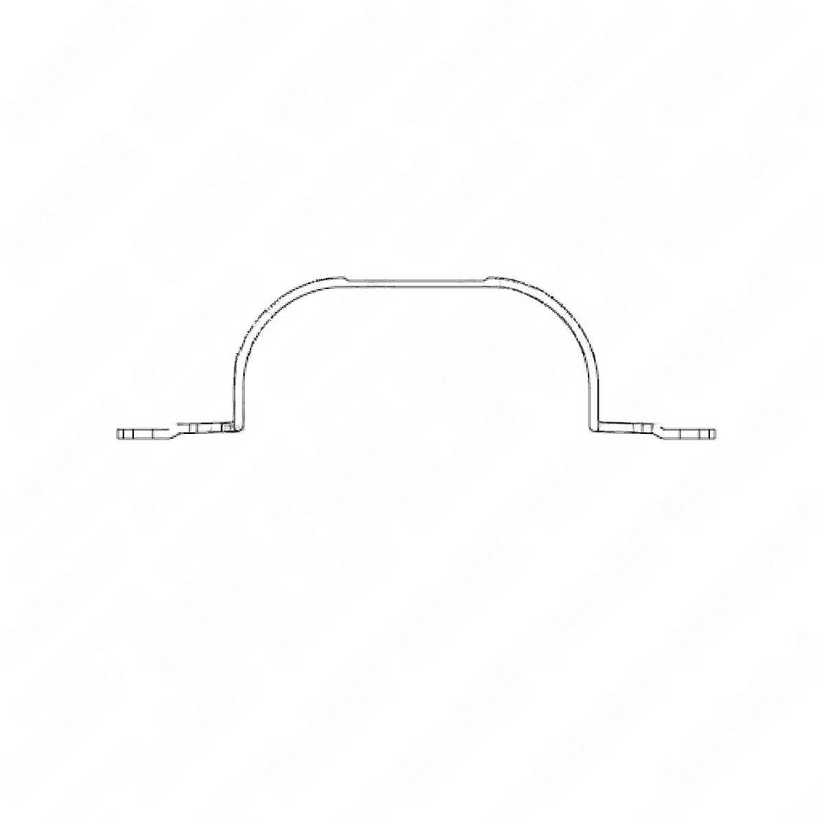 60641309 Thomas Built Bus | Bus Window Header Trim Clip Satin Gloss ...