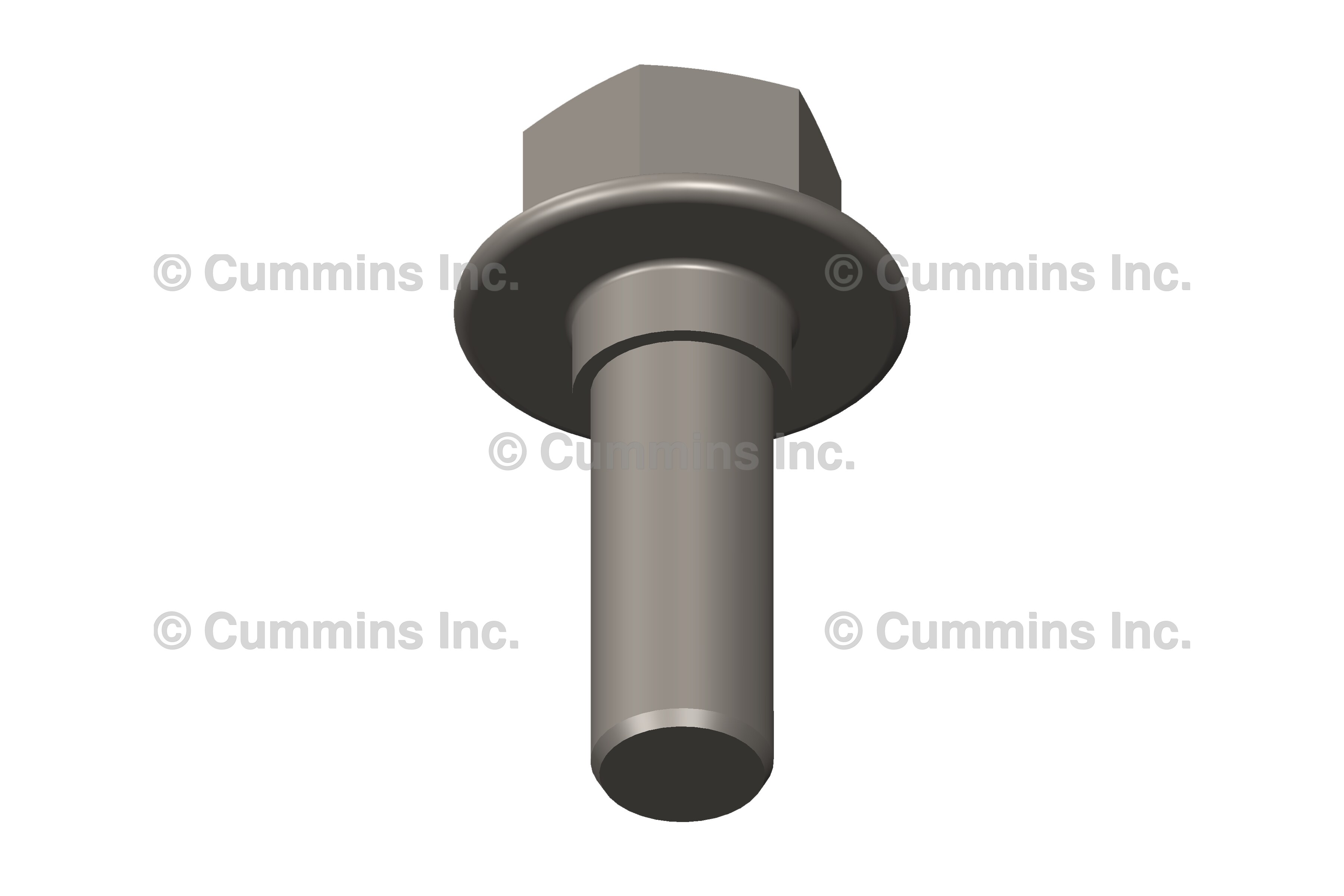 3900630 | Cummins® | Hexagon Flange Head Cap Screw | Source One Parts ...
