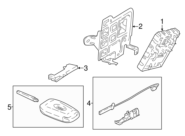 HU5Z15604CL Ford | Keyless Entry Module Alarm/Keyless Lock System Kit ...