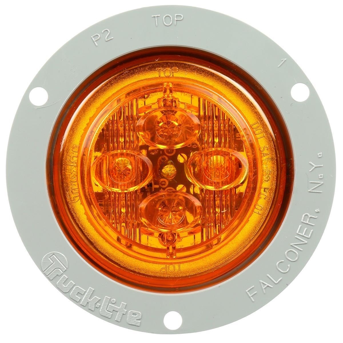 10389Y Kenworth | LED Marker Lamp Model 10 Low Profile with Gray Flange ...