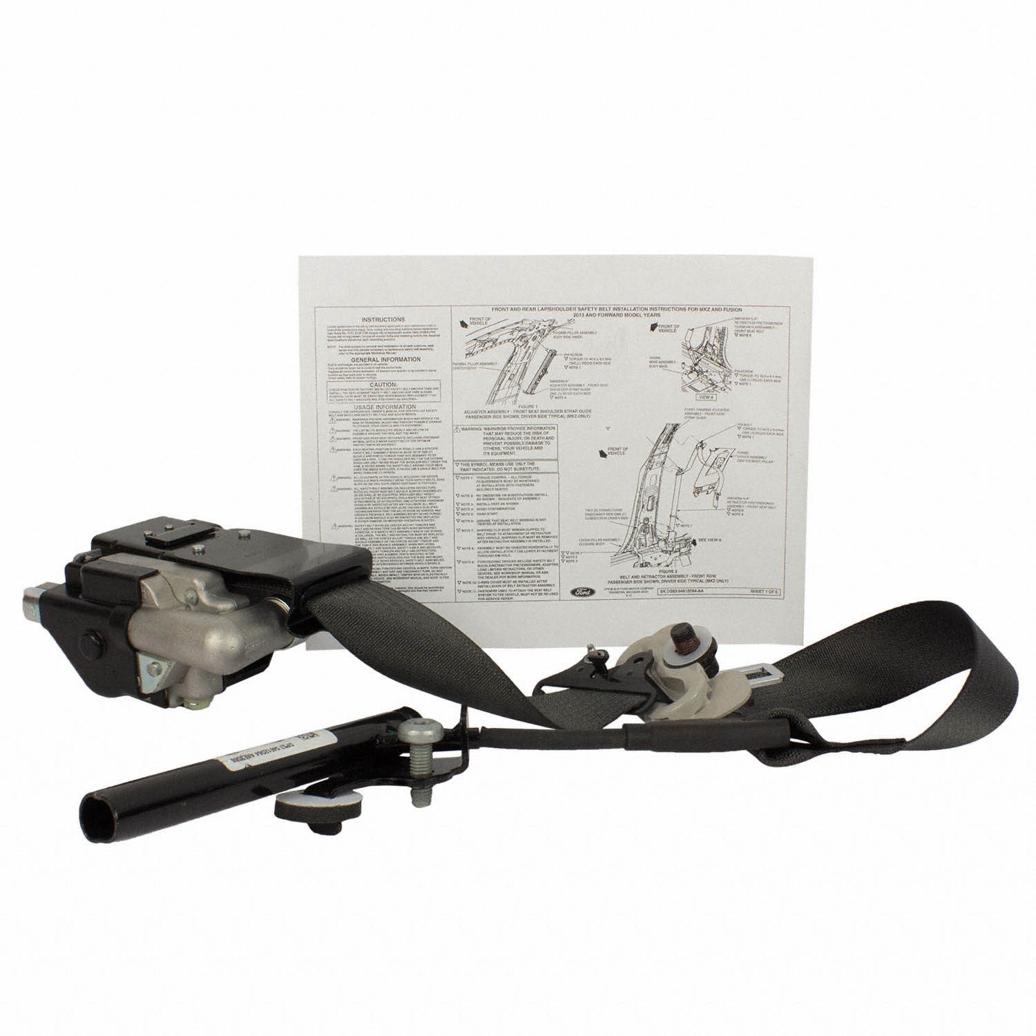 DP5Z54611B08AAA Ford | Seat Belt Lap and Shoulder Retractor ...