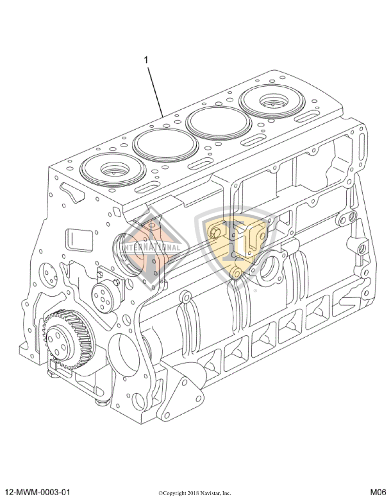 2601336C91 Navistar International | Short Block Engine | Source One ...