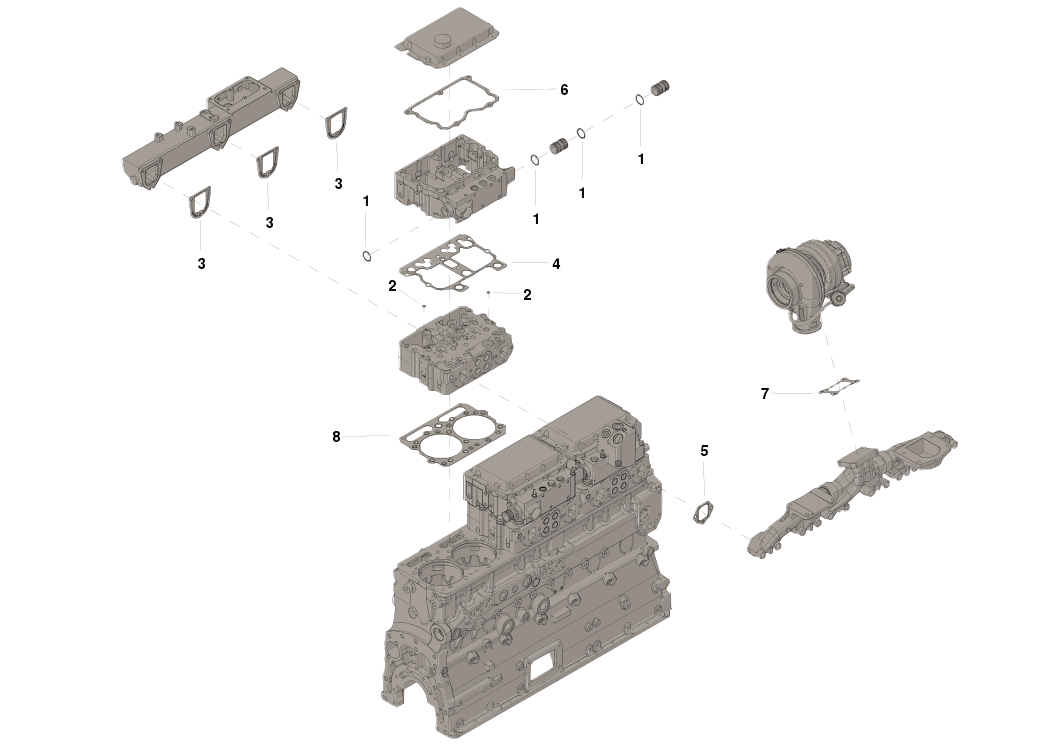 4024958 | Cummins® | Single Head Gasket Set | Source One Parts Center