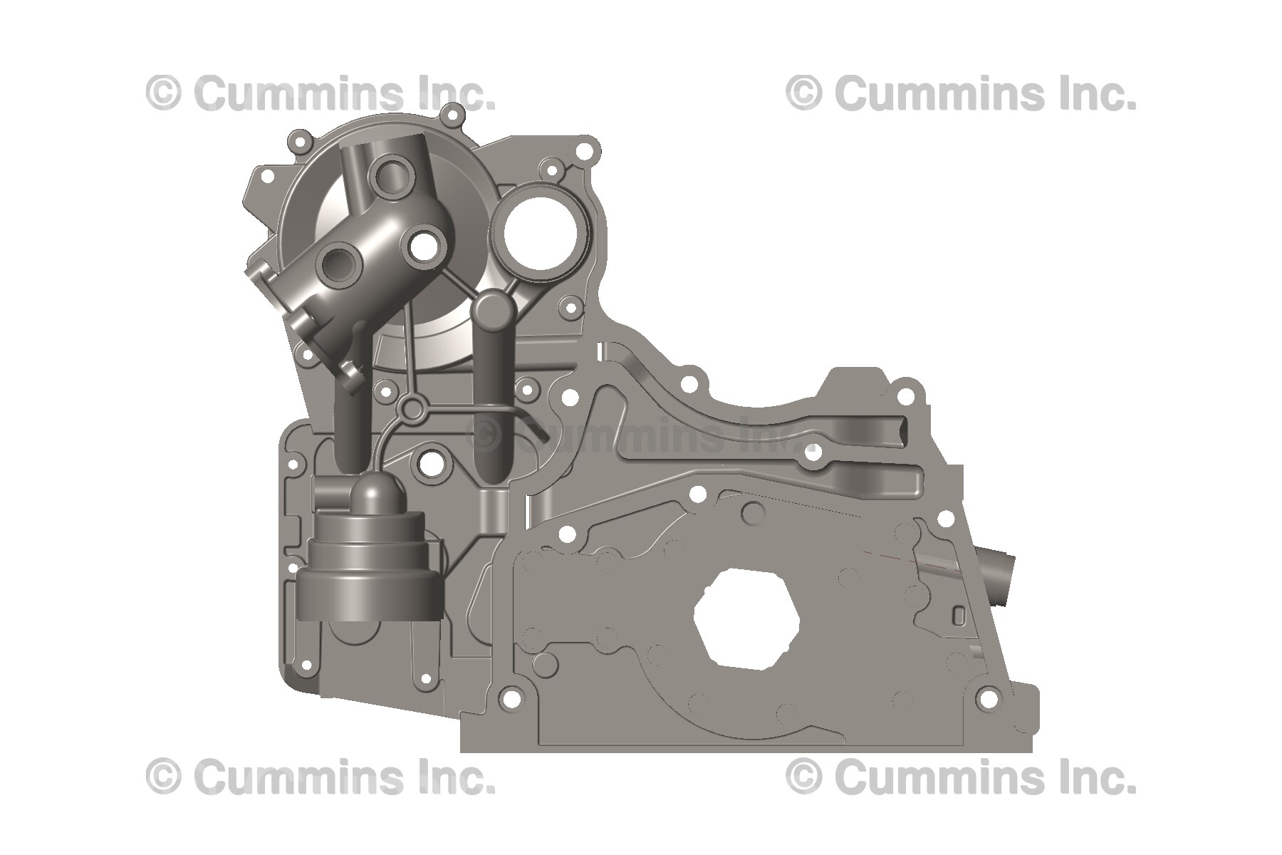 5569572 | Genuine Cummins® Front Cover | Source One Parts Center