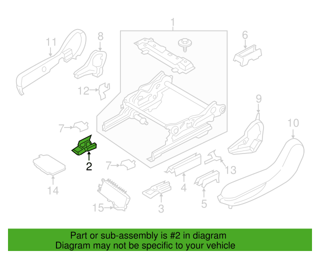 GD9Z5461748AAF Ford | Seat Track Cover - Front | Source One Parts Center