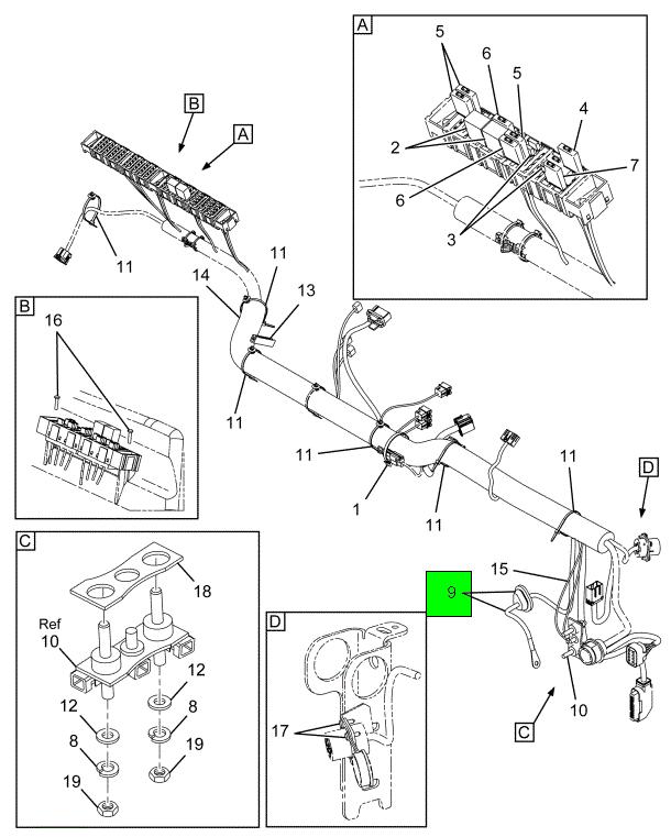 3552191C93 Navistar International | HARNESS ELECTRICAL BATTERY CAB ...