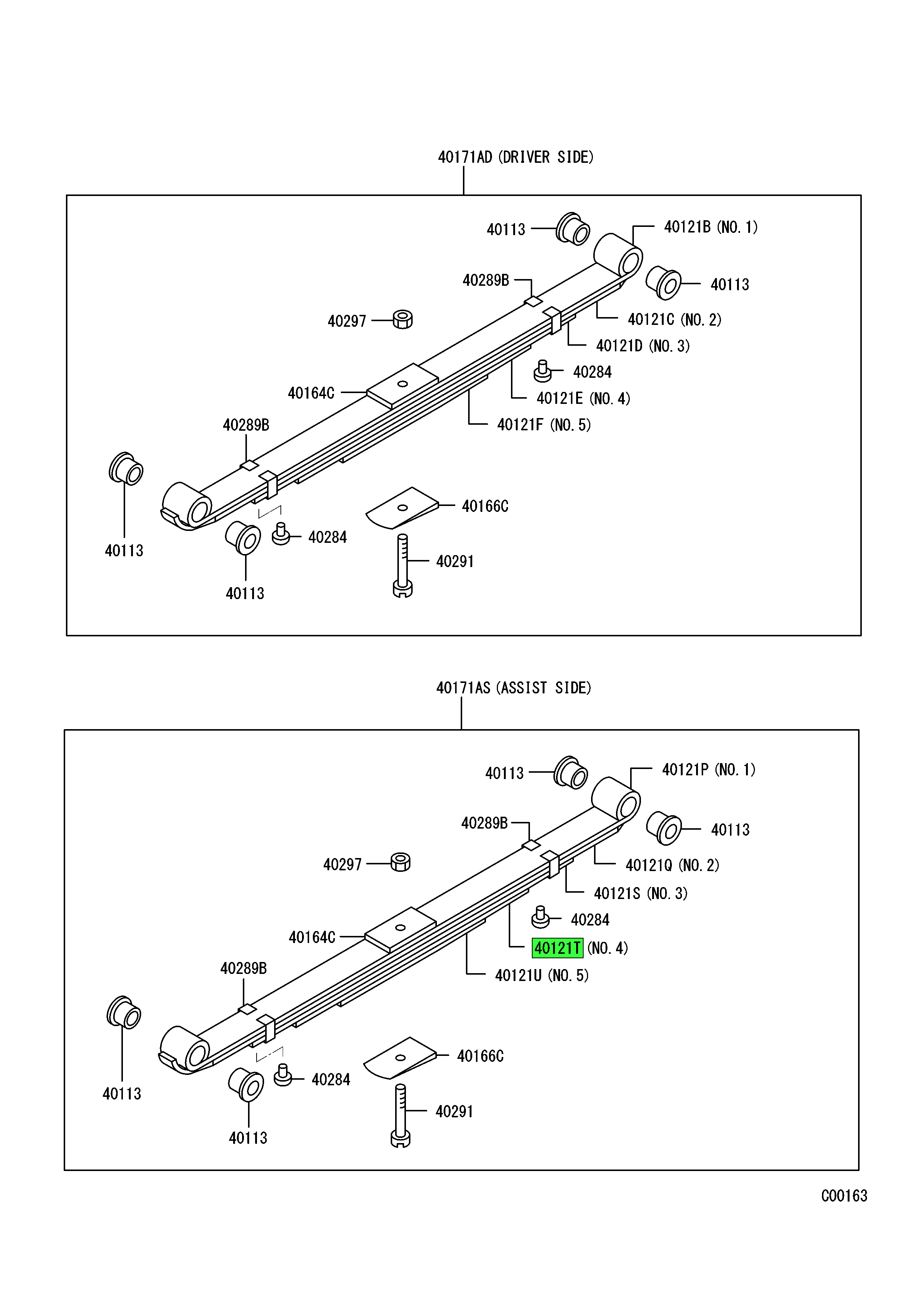 MK471377 Mitsubishi FUSO | Front Suspension Spring Leaf | Source One ...