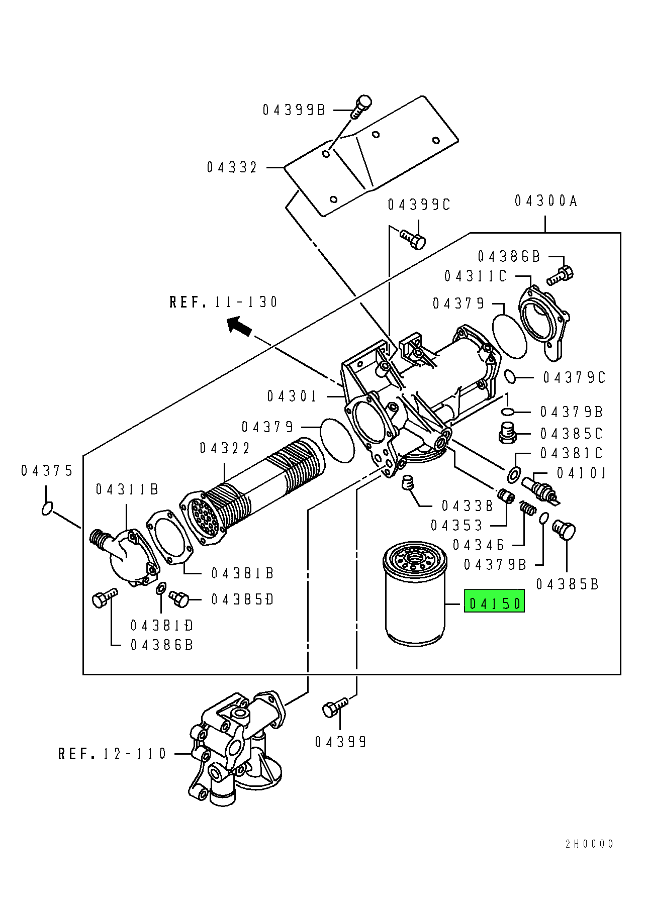 QY012302 Mitsubishi FUSO | Oil Filter | Source One Parts Center