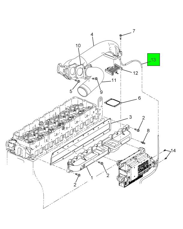 1874250C91 Navistar International | Harness Assembly MIAH with Relay ...