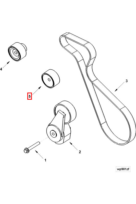 4897031 Cummins | Idler Pulley | Source One Parts Center