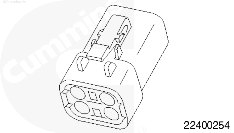 3165121 | Cummins® | Electrical Connector | Source One Parts Center